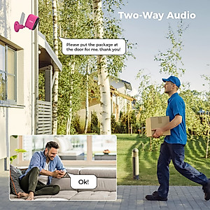 acesee Solar Security Cameras Wireless Outdoor, 1080P Outdoor Camera Wireless,Home Security Cameras System with Solar Panel,Solar Camera for Spotlight,Color Night Vision (White)