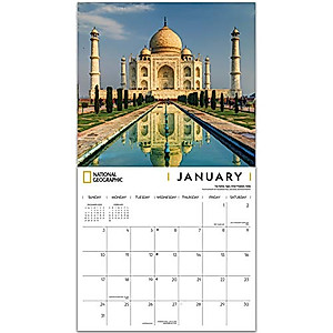 National Geographic Most Exotic Destinations 2021 Wall Calendar