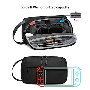 Harlang Camera Sling Bag Small DSLR Sling Pack Photography Shoulder Backpack for DJI Drone SLR Mirrorless Cameras Crossbody Handbag Bag Black