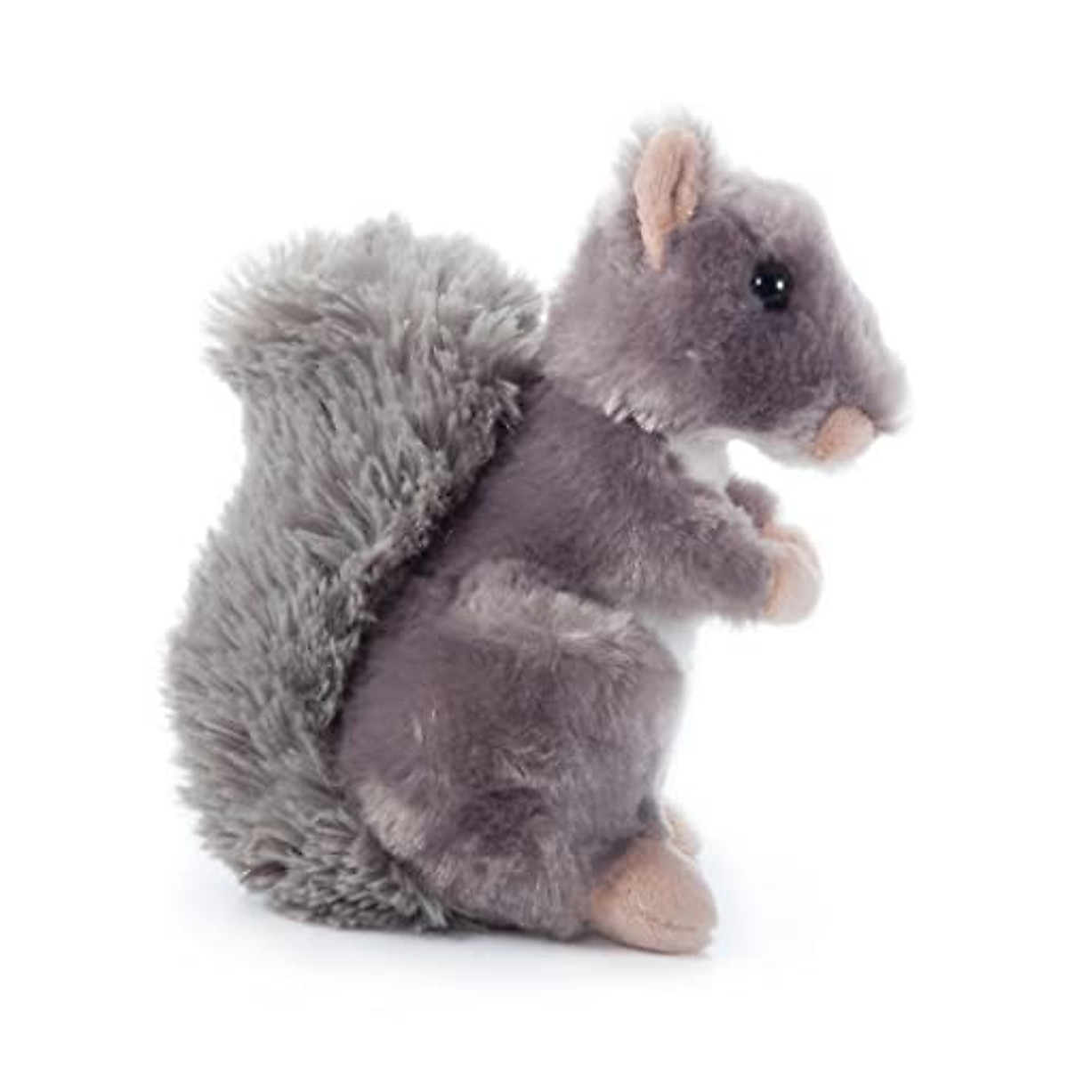 The Petting Zoo Squirrel Stuffed Animal Plushie, Gifts for Kids, Wild Onez Babiez Wildlife Animals, Squirrel Plush Toy 6 inches