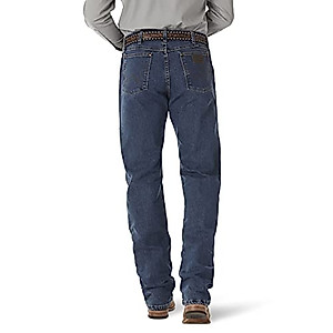 Wrangler Premium Performance Cowboy Cut Comfort Wicking Regular Fit Jean, Vintage Stone, 40X32