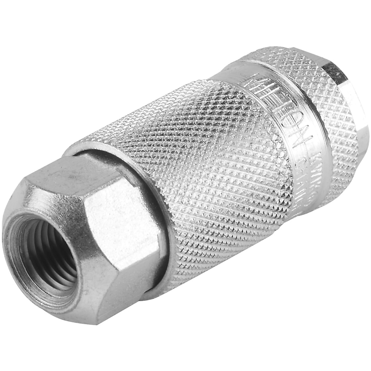 Milton (S-790) 1/4" FNPT Female L-Style Coupler - Steel,Silver