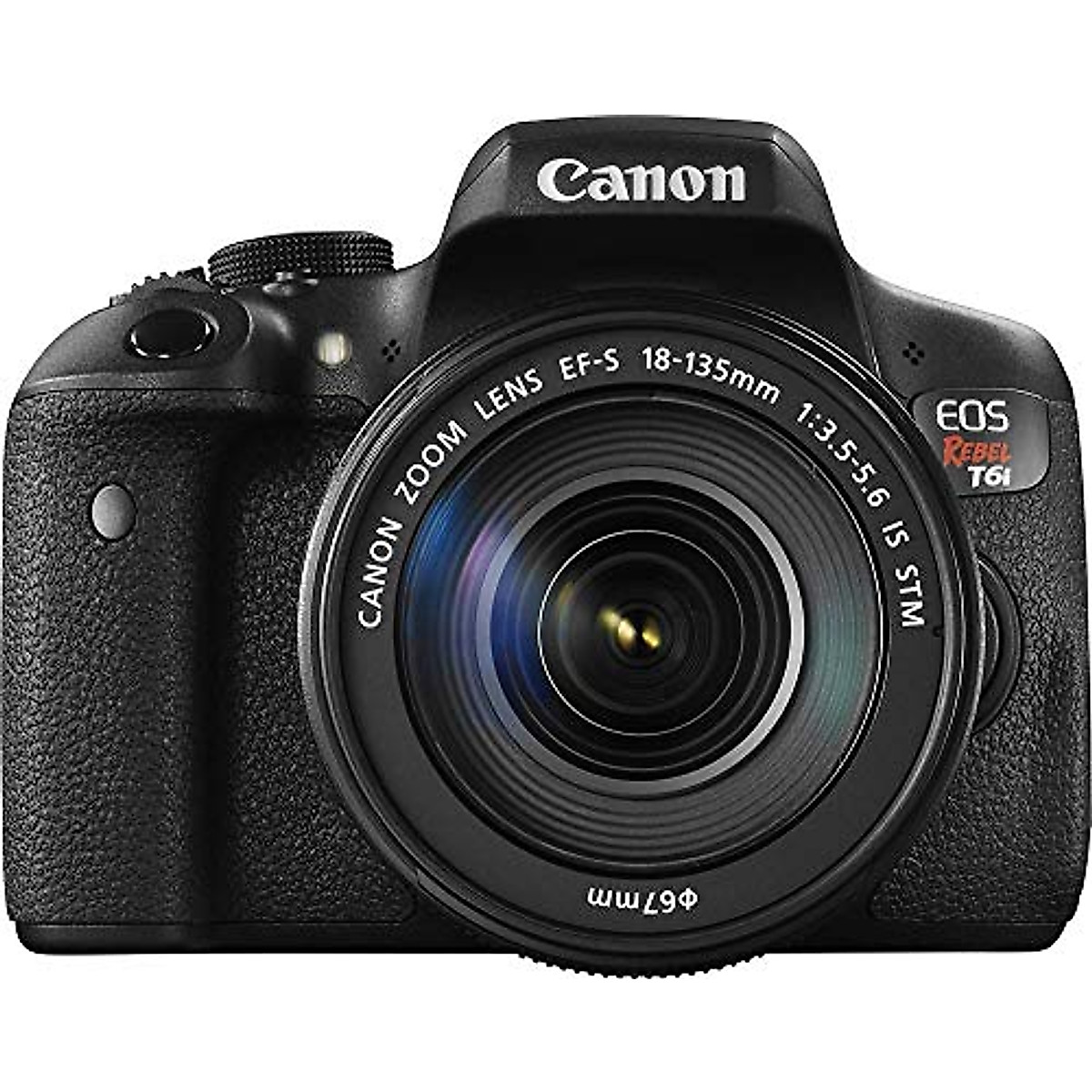 Canon T6i EOS Rebel DSLR Camera with EF-S 18-135mm f/3.5-5.6 is STM Lens+ Advanced Sunshine Bundle
