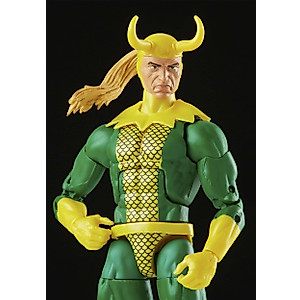 Marvel Legends Series Loki 6-inch Retro Packaging Action Figure Toy, 3 Accessories