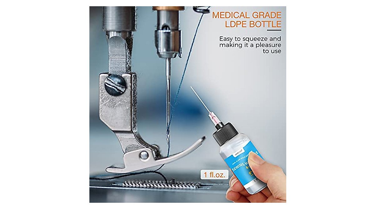 OAIEGSD Sewing Machine Oil - Precision Lubricant & Cleaning Brush