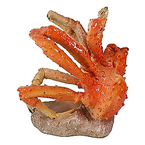 Ebros Gift Nautical Coastal Giant Spider Anthropod Crab Wine Bottle Holder Caddy Figurine Home Kitchen Dining Party Hosting Decor Sea Life Marine Seafood Crustacean Statue