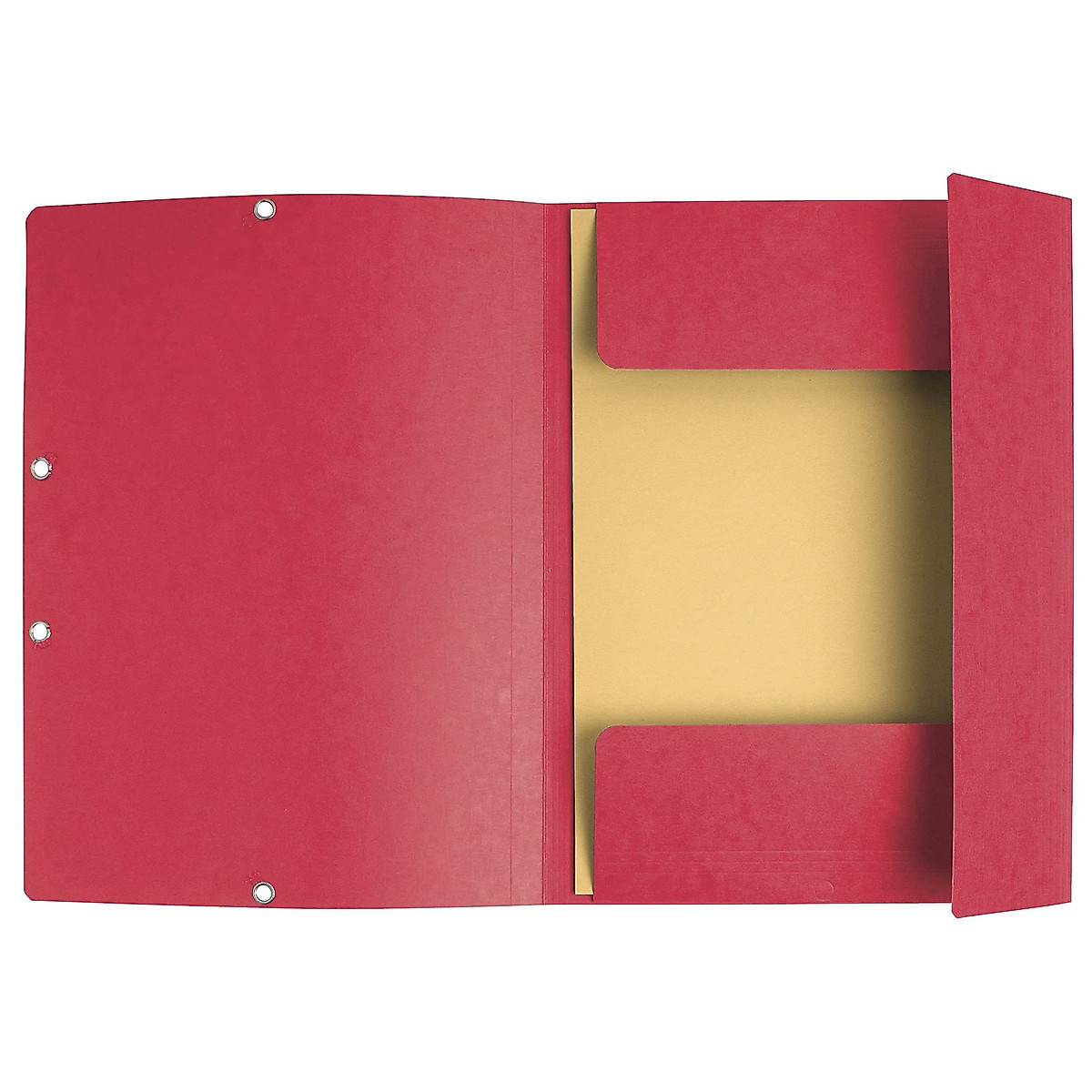 Exacompta - Ref 55515E - Europa Collection - Elasticated 3-Flap Folders - Suitable for A4 Documents, 400gsm Glossy Card - Assorted Colours (Pack of 10)