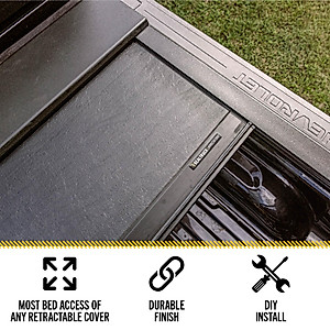 Roll N Lock M-Series Retractable Truck Bed Tonneau Cover | LG507M | Fits 2005 - 2015 Toyota Tacoma 5' Bed (60.3")