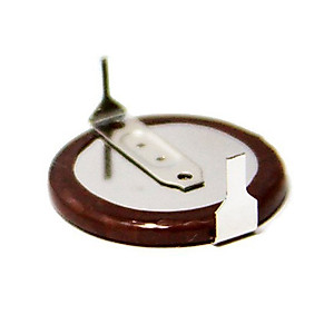 Panasonic VL2020-1 Rechargeable Battery, Lithium Coin 3V Horizontal Tab, 20 mm