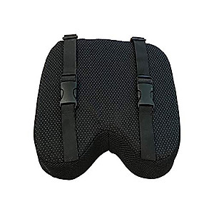 Rowing Machine Seat Cushion, Rower Seat Cushion with Custom Memory Foam, Washable Cover and Straps - Rowing Machine Cushion Alternative - Rower Accessories