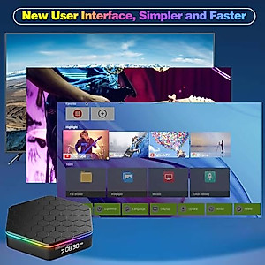 TV Box Android 11.0 4GB RAM 64GB ROM S905W2 Quad-Core 64bit Cortex-A35 2.4G/5.8G WiFi OTA Update UHD 4K TV Box HDR10+ BT5.0 USB3.0 HDMI 2.1, Android Box 2023