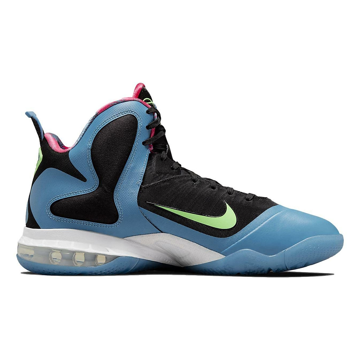 Nike Lebron IX Black/Lime Glow/Dutch Blue/Fusion Red 7.5 D (M)