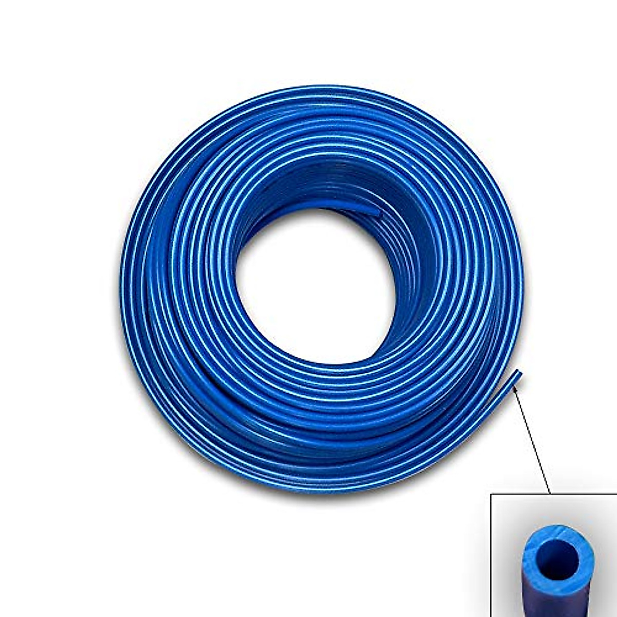 Food Grade 1/4 Inch Plastic Tubing for RO Water Filter System, Aquariums, Refrigerators, ECT; BPA free; Made from FDA compliant materials and meets NSF Standards and Regulations (50 Feet, Blue)