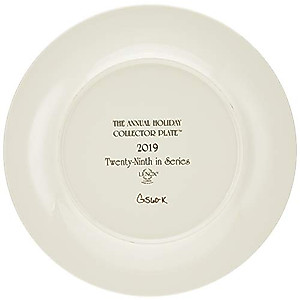 Lenox 887099 2019 Holiday Barn Scene Plate