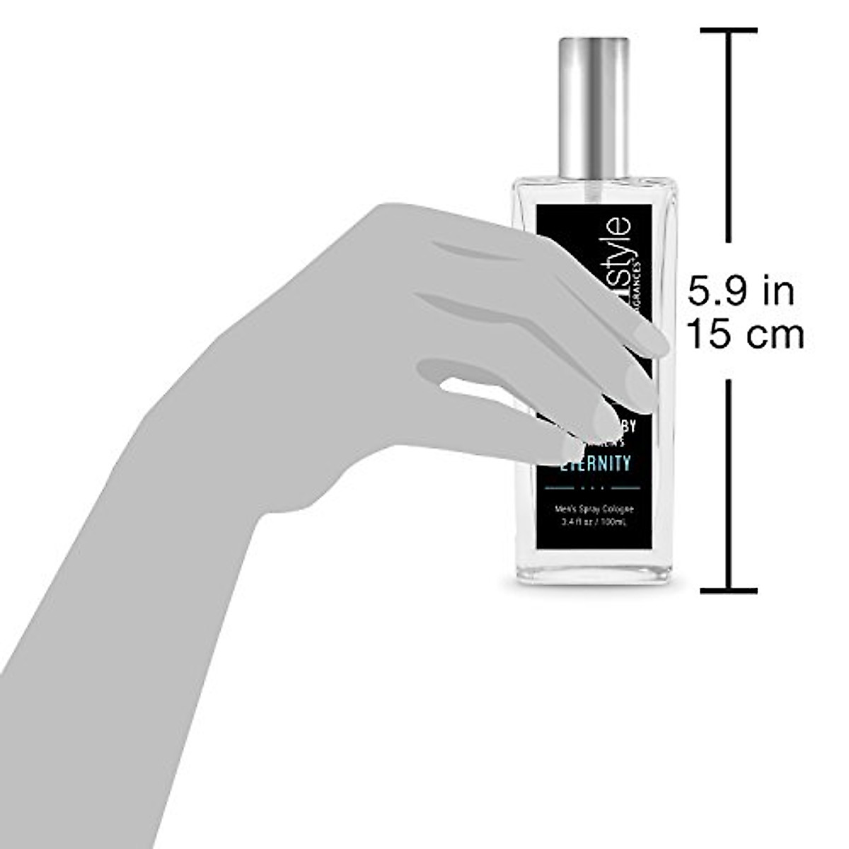 Instyle Fragrances - Eternity - Cologne for Men - Never Tested on Animals - 3.4 Fluid Ounces(Pack of 1)