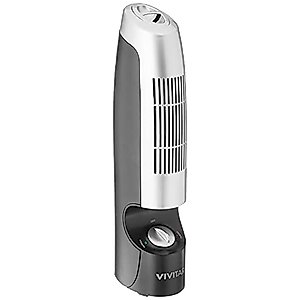 Vivitar PA-705 Air Purifier and Ionizer, Black