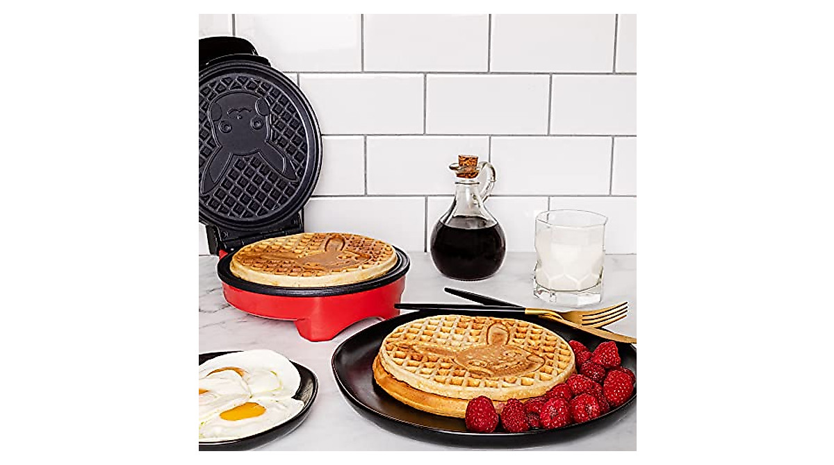Uncanny Brands Pokemon Waffle Maker - Make Pikachu Waffles!