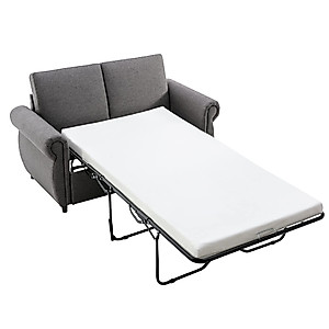 Merax Sleeper Couch Small Sofa for Living Room or Bedroom Including Pull Out Bed