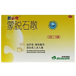 1 Box, 3g * 10 Bags / Box MengtuoshiSan 蒙脱石散10袋/box