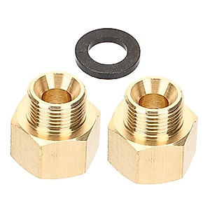 generic 2pcs Pipe Outer Fitting/Adapter Inner Extension To Thread Propane G/