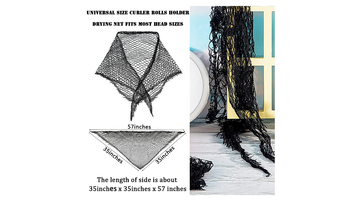 WILLBOND Triangle Hair Net for Sleeping - 4 Pack