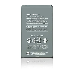 Method Men's - Sea + Surf Body Wash 18 Ounce & Sea + Surf Exfoliating Bar Soap, 6 oz - Set of 2