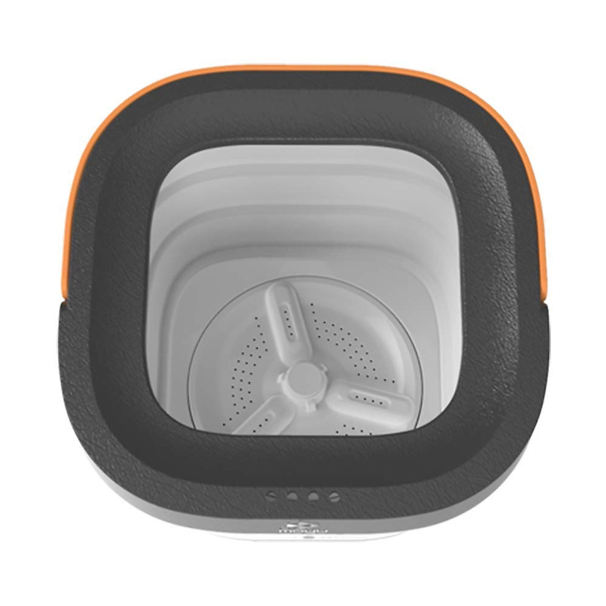 Portable Mini Folding Clothes Washing Machine, Bucket Automatic Home Travel Self-Driving Tour Underwear Foldable Washer, Pink