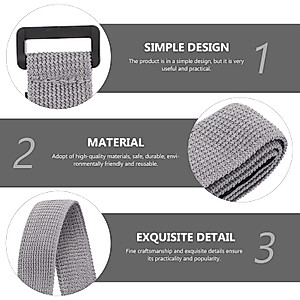 Luxshiny 6Pcs Adjustable Bento Box Elastic Band Replacement Set, Polyester and Plastic Material, Lightweight, Easy to Carry, Suitable for Travel, Office, Camping