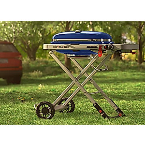 Weber Traveler Portable Gas Grill, Blue