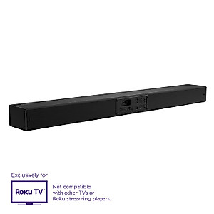 TCL Alto R1 Wireless 2.0 Channel Sound Bar for Roku TV, Bluetooth,Wifi TSR1-NA 31.5-inch, bass_boost, Flat, Black