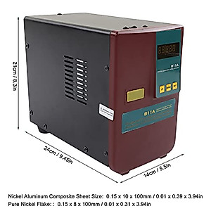 Jeanoko Battery Spot Welder, 36KW Intelligent 6000A Energy Storage Spot Welding Machine High Accuracy for Unmanned Aircraft(US Plug 110V)