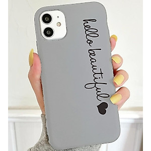 3x Hello Beautiful Rearview Mirror Decal,Vinyl Car Decals For Women,Vanity Mirror Stickers,Girl Car Decal Gifts,Car Window Decal,Car Mirror Sticker,Car Window Decal, Self Affirmations Decal