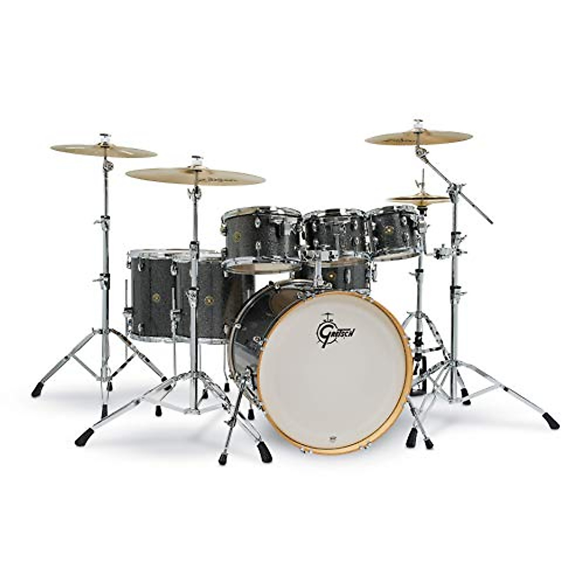 Gretsch Drums Drum Set, Black Stardust (CM1-E826P-BS)