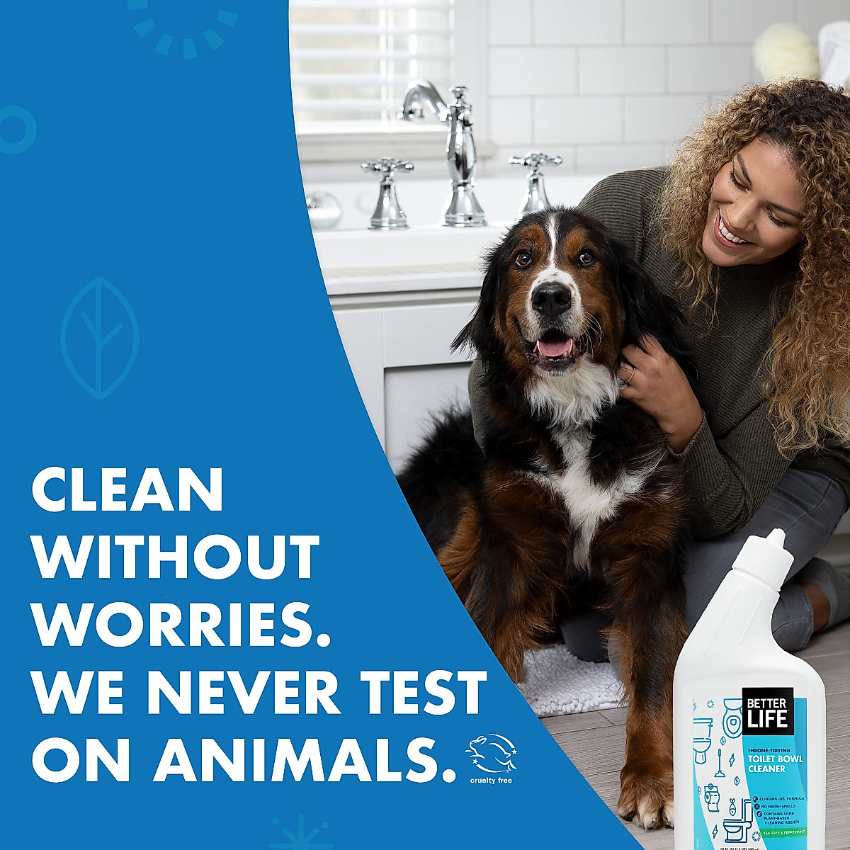 Better Life Natural Toilet Bowl Cleaner, Tea Tree & Peppermint Scent, 24 Fl Oz (Pack of 2)