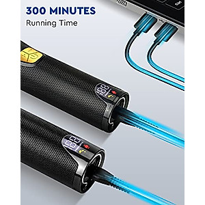 MOSMAOO Professional Hair Clippers and Hair Trimmer Combo Set for Men, Cordless Barber Clippers for Hair Cutting &Beard Trimmer with 5 Rotational Speeds and Adjustable Blade for Men, Women, and Kids