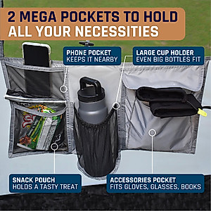 FOFANA All Pop Up Sports Pod - Weather Proof Pod - Largest Pop Up Sports Pods for Rain Wind Cold - Fits Family of 4 - Sports Tent Pop Up Shelter Bubble Tent Clear and Mesh Windows Pop Up Sports Tent