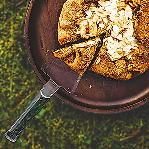 Party Essentials Heavy Duty Plastic Cake Server/Pie Cutter/Pastry Slicer/Spatula for Serving Pizza, 1-Count, Clear