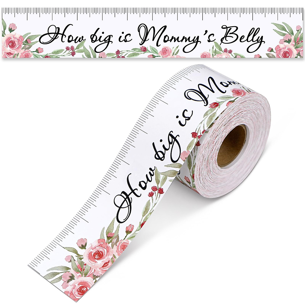 Ctosree How Big Is Mommy's Belly Baby Shower Guessing Game Baby Shower Games for Girl Gifts for Baby Shower Game Winners Measure Mommys Belly Baby Shower Game Decoration Baby Shower Game Ideas