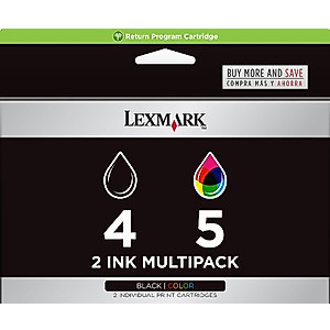 Lexmark #4 & #5 Black/Color Combo Pack