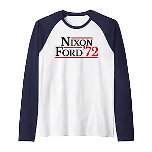 Nixon Ford '72 America Raglan Baseball Tee