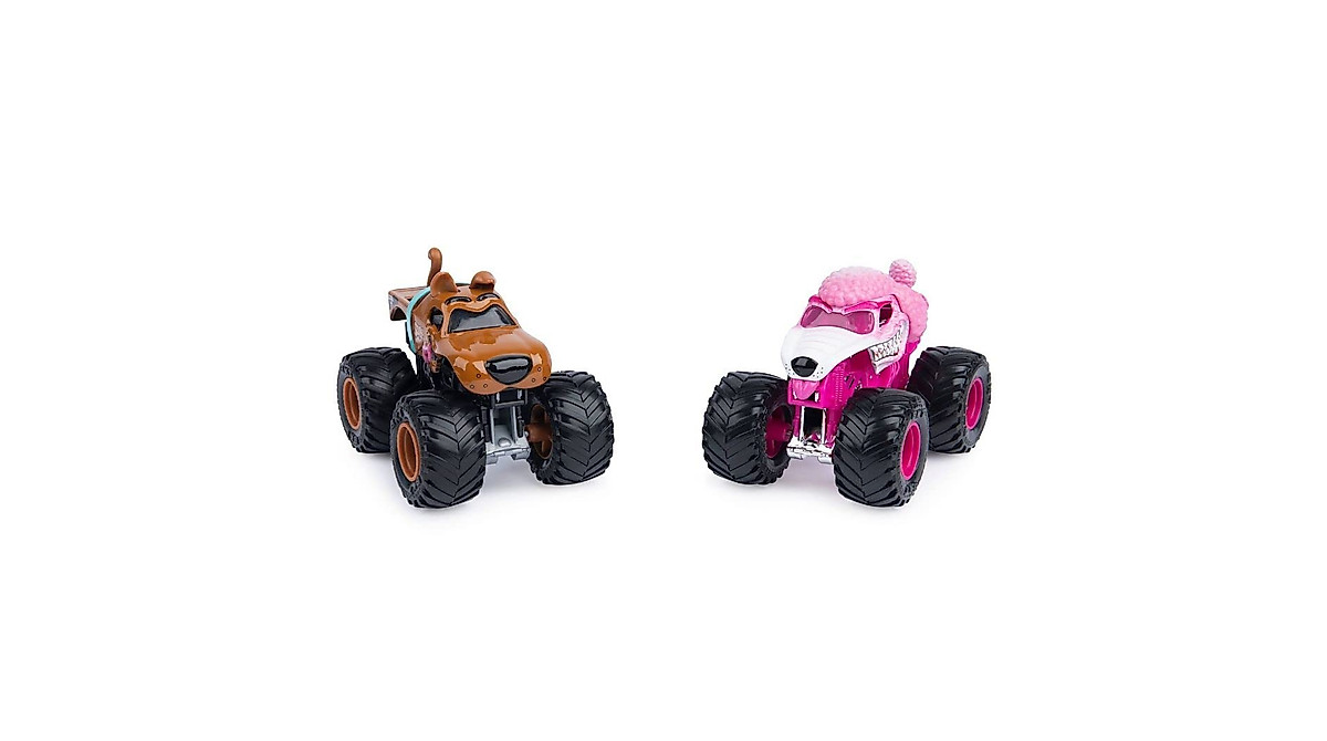Monster Jam, Official Monster Mutt Poodle Vs. Scooby Doo Die-Cast ...