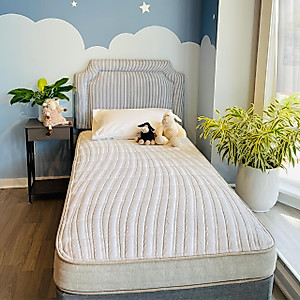 Ethical Mattress CO 6" Kid’s Mattress, Toxin-Free, Made in The USA with Organic Cotton, Wool, Latex & Pocketed Coils (Mattress-in-a-Box); Perfect for bunk beds, trundles & Platform beds - Twin Size