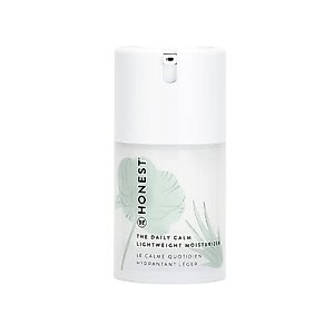 Honest Beauty The Daily Calm Lightweight Moisturizer with Hyaluronic Acid | For Sensitive Skin | Dermatologist Tested & Hypoallergenic | Vegan + Cruelty free | 1.7 Fl Oz