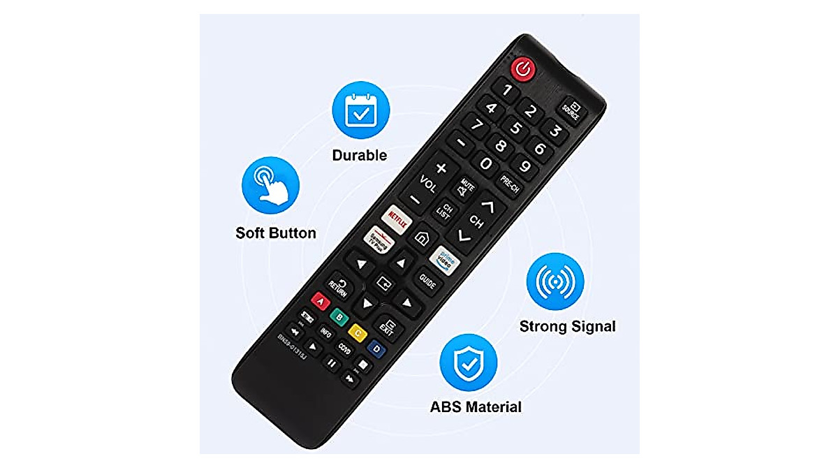 New BN59-01315J Remote for Samsung Smart TV - Easy Setup