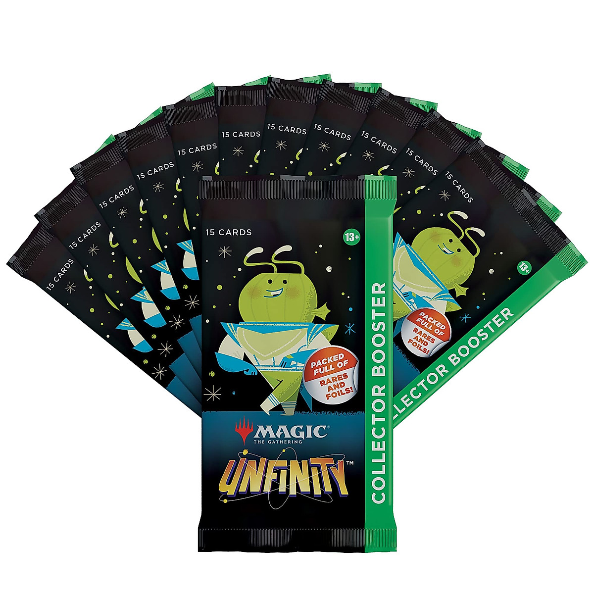 Wizards of the Coast Unfinity Collector Booster Box | 12 Packs + Box Topper (181 Magic Cards)