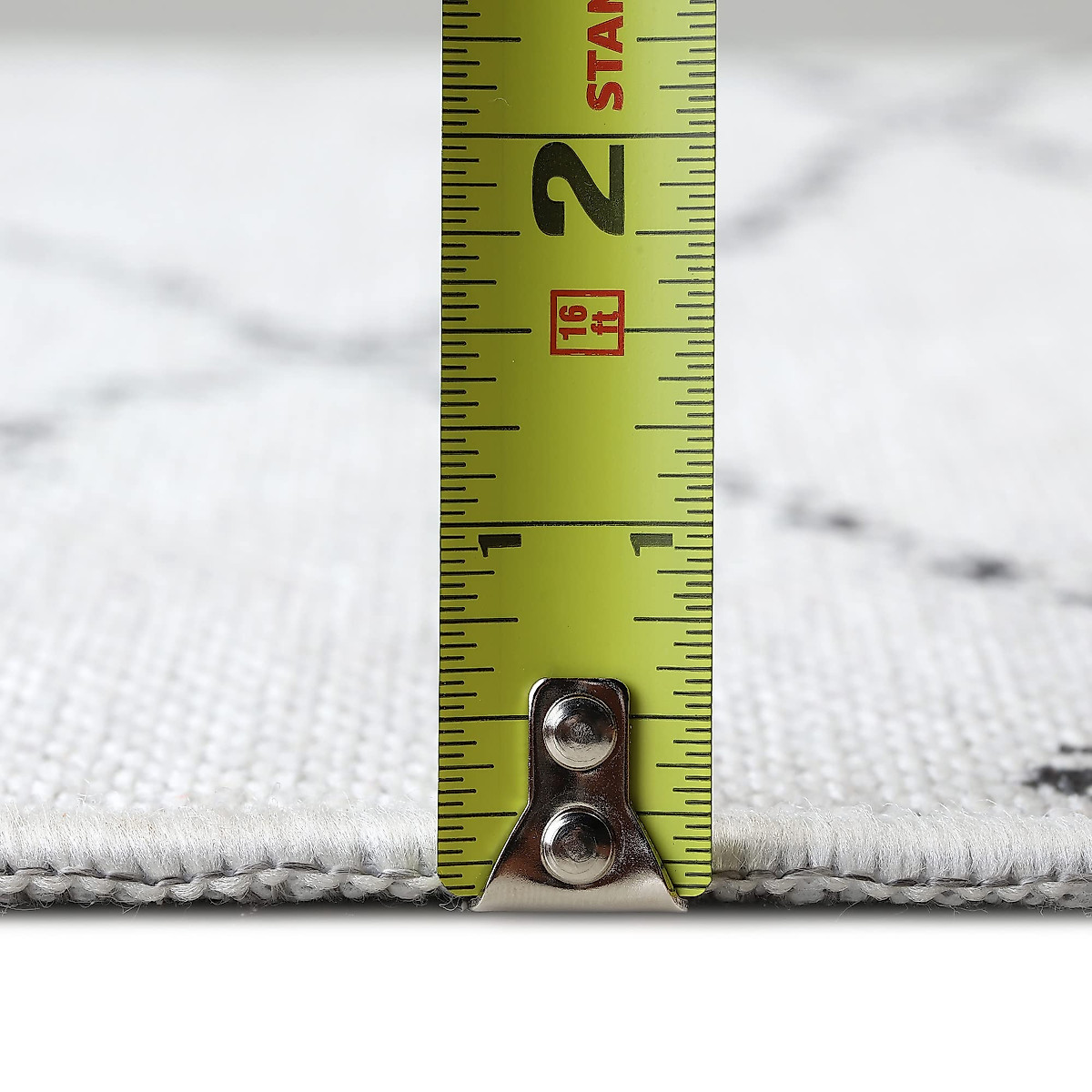 Sussex Home Non Skid Washable Kitchen Runner Rugs Set of 2 - Ultra-Thin Lattice Area Rugs for Laundry Room, Entryway, Bathroom - Multipurpose Set of 44 x 24 and 31.5 x 20 Inches Floor Mats