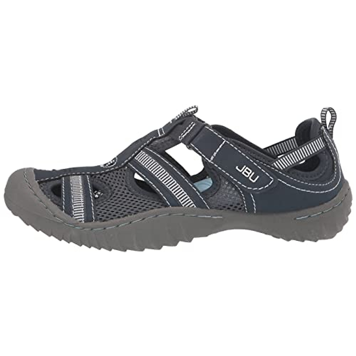 JSport by Jambu womens Regal Water Ready Flats Sneaker, Blue, 8.5 US