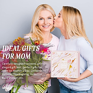 Best Mom Gifts Mothers Day Gifts for Mom from Daughter Son Kids, Gift Basket for Mom Women Birthday Gifts for Mom Mother-in-law Christmas Presents, New Mom Gifts for Wife from Husband w/Wine Tumbler