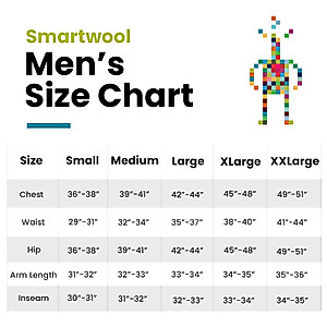 Smartwool SW016546010L Men's Merino Sport 120 Long Sleeve Charcoal Heather L