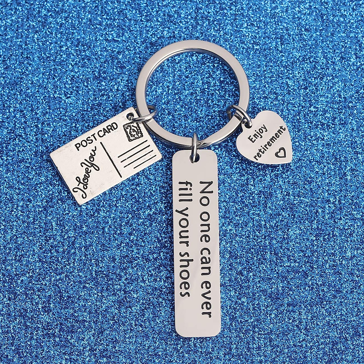 WUSUANED Mail Carrier Retirement Keychain RetirementGift for Mail Carrier Postal Worker
